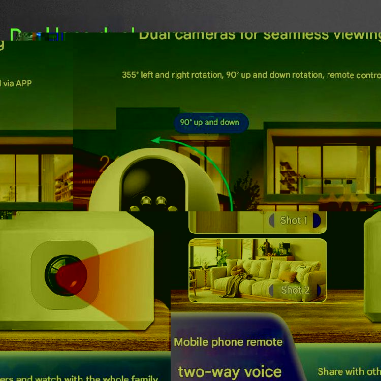 2 million pixel binocular small white surveillance camera-Network ...